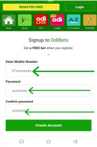 To access the Odi registration form, click here Fill in your details Submit
